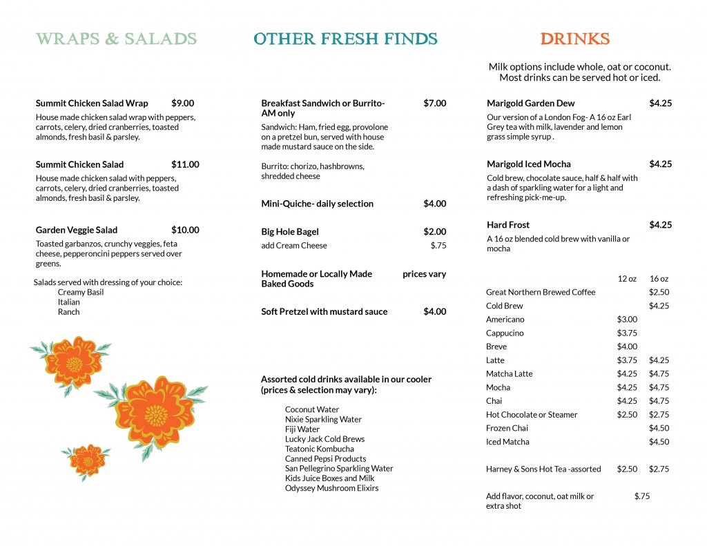 Mini Marigold Café - MD Landscaping